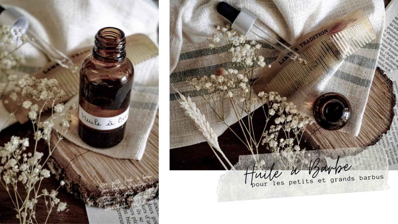 Recette DIY - Huile à barbe maison - Produits naturels